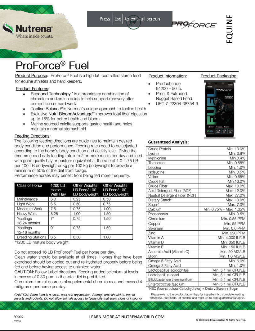 ProForce Fuel – O'NEAL'S FARM AND GARDEN